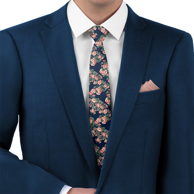Allison Floral Necktie | Skinny, Knotty, Classic Widths