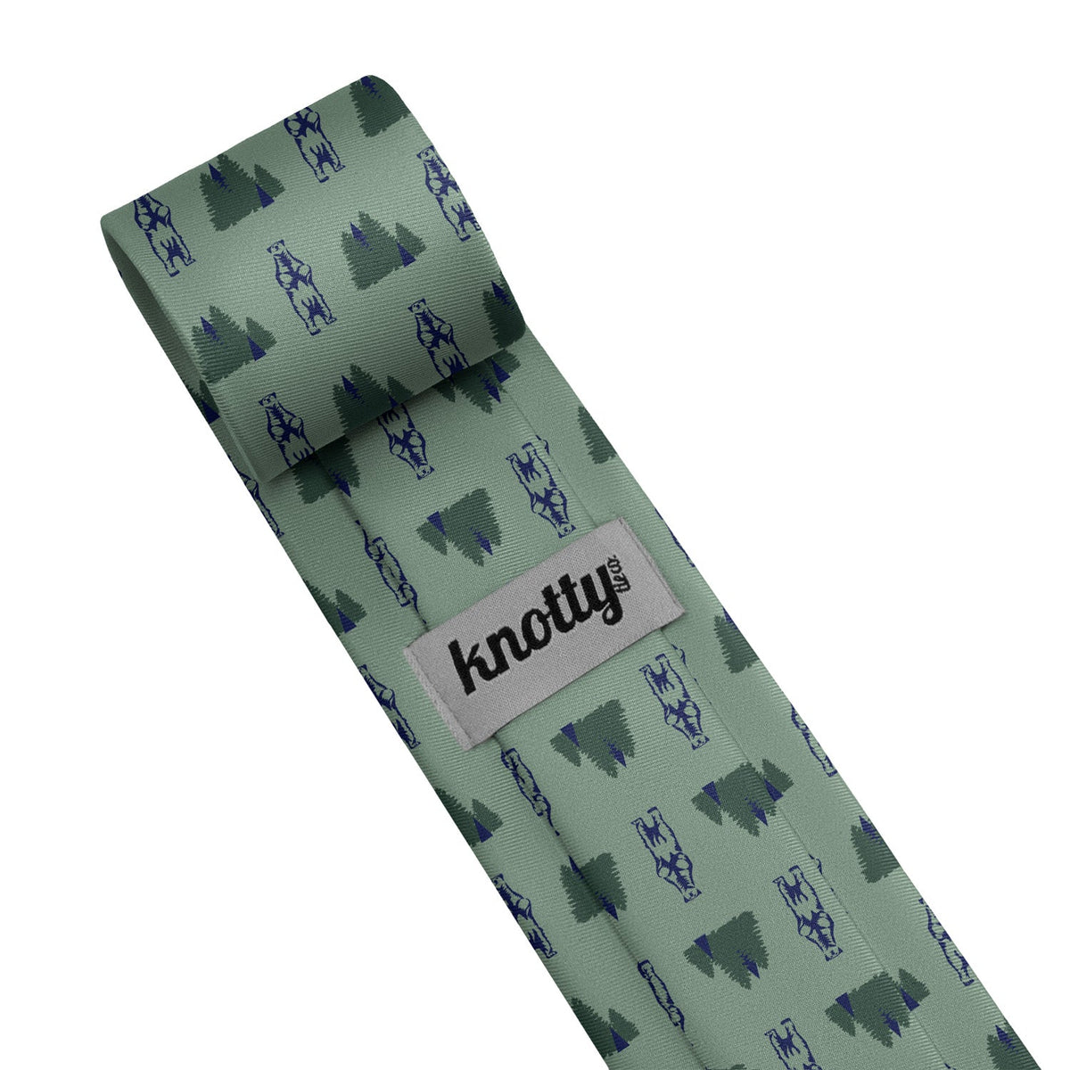 Bear in the Woods Necktie | Skinny, Knotty, Classic Widths