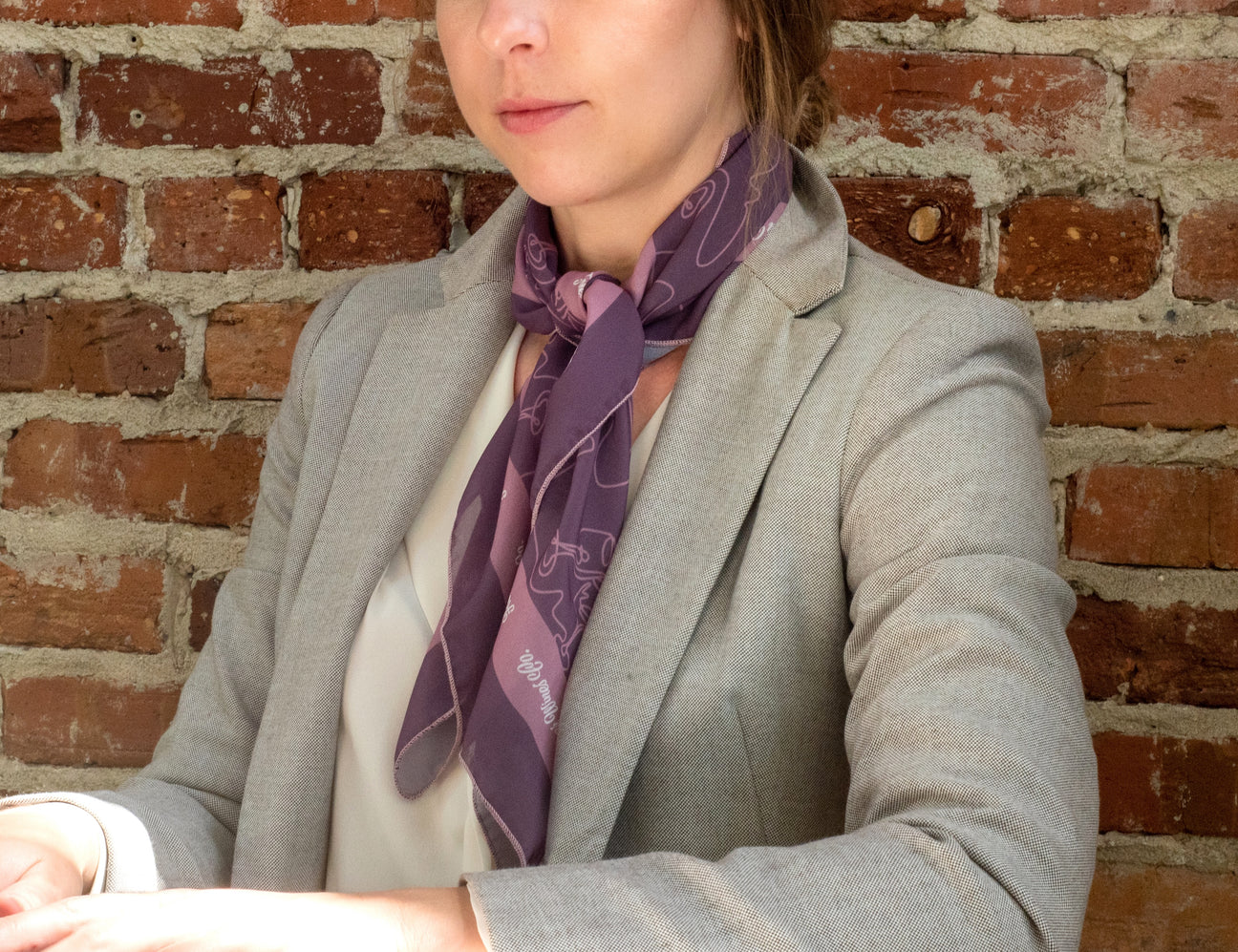 Custom Scarves: No Minimums, Pantone Matching, Expert Design - Knotty ...