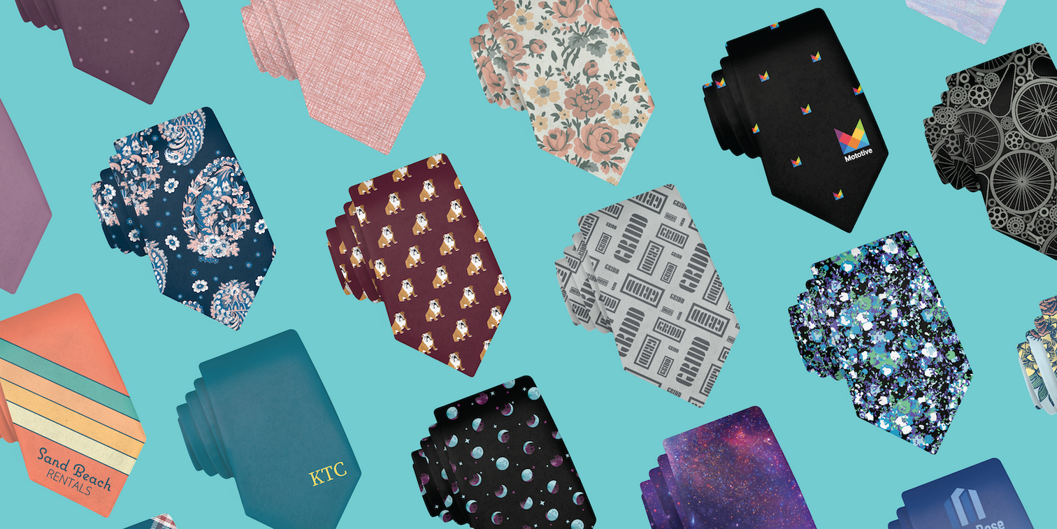 Custom Ties | No Minimum, Personalized, Design Your Own, Custom Print ...