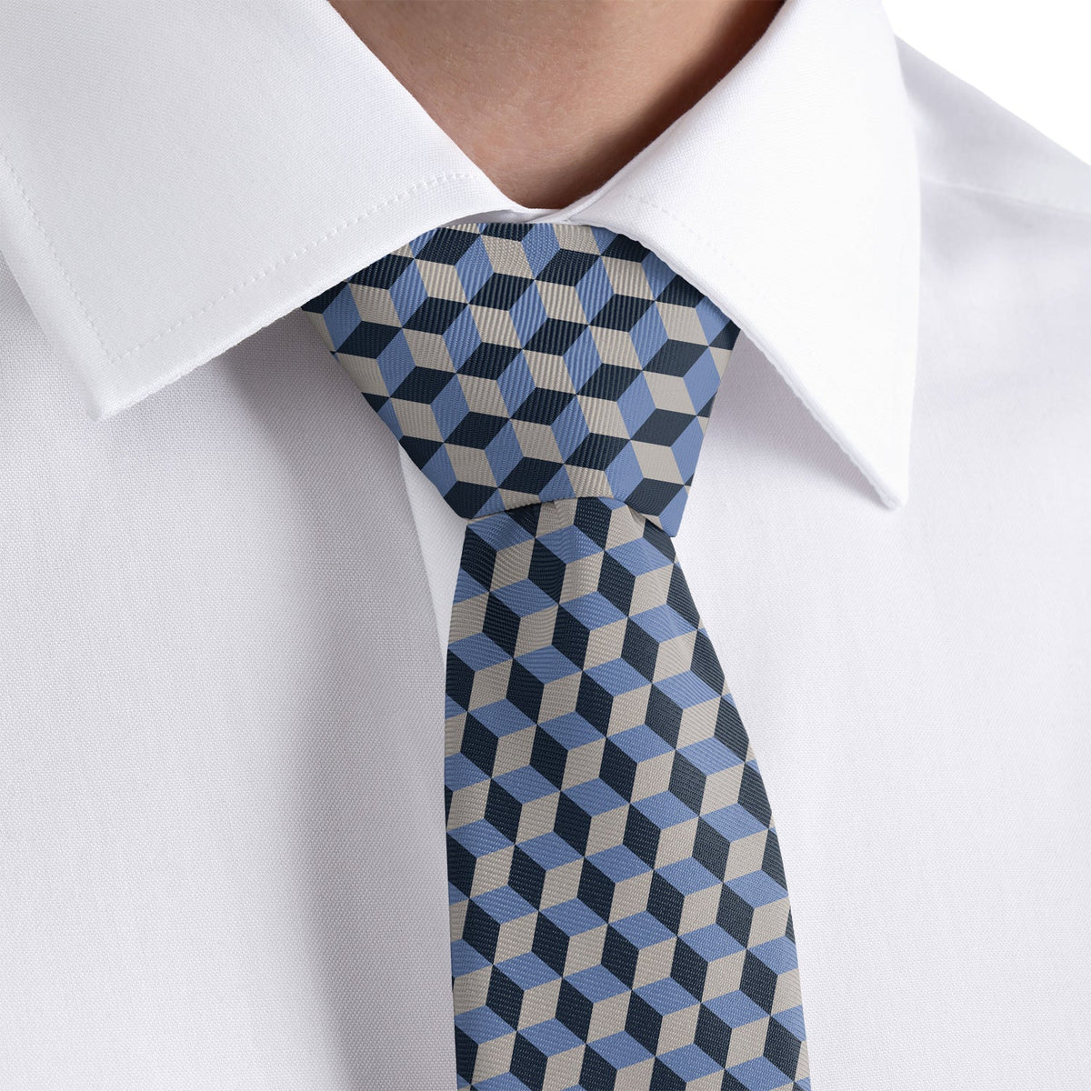 Escher Geometric Necktie | Skinny, Knotty, Classic Widths