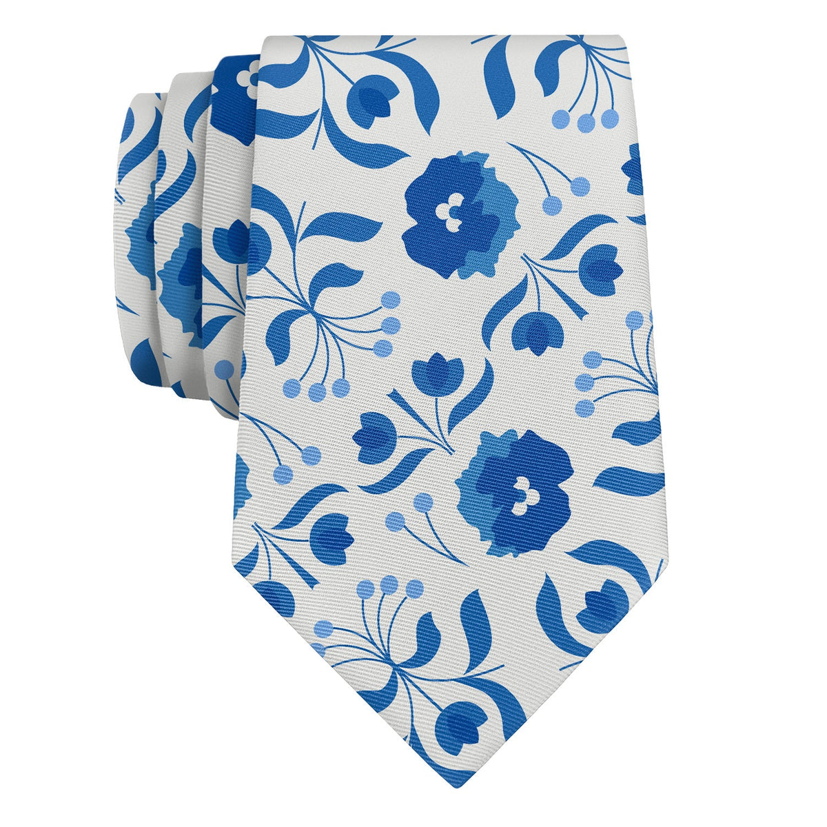 Poppy Floral Necktie | Skinny, Knotty, Classic Widths