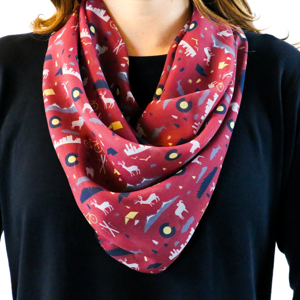Colorado State Heritage Square Scarf - Knotty Tie Co.