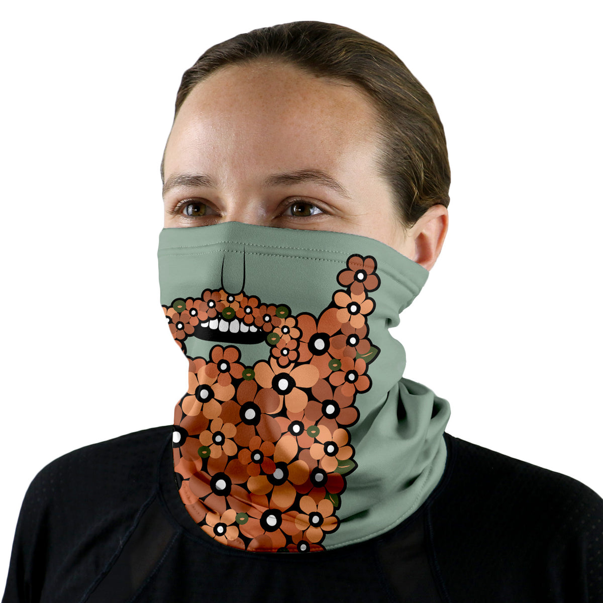 Floral Beard Neck Gaiter - Knotty Tie Co.