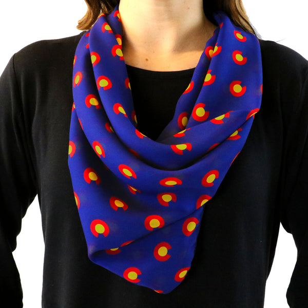 Colorado Flag Square Scarf - Knotty Tie Co.